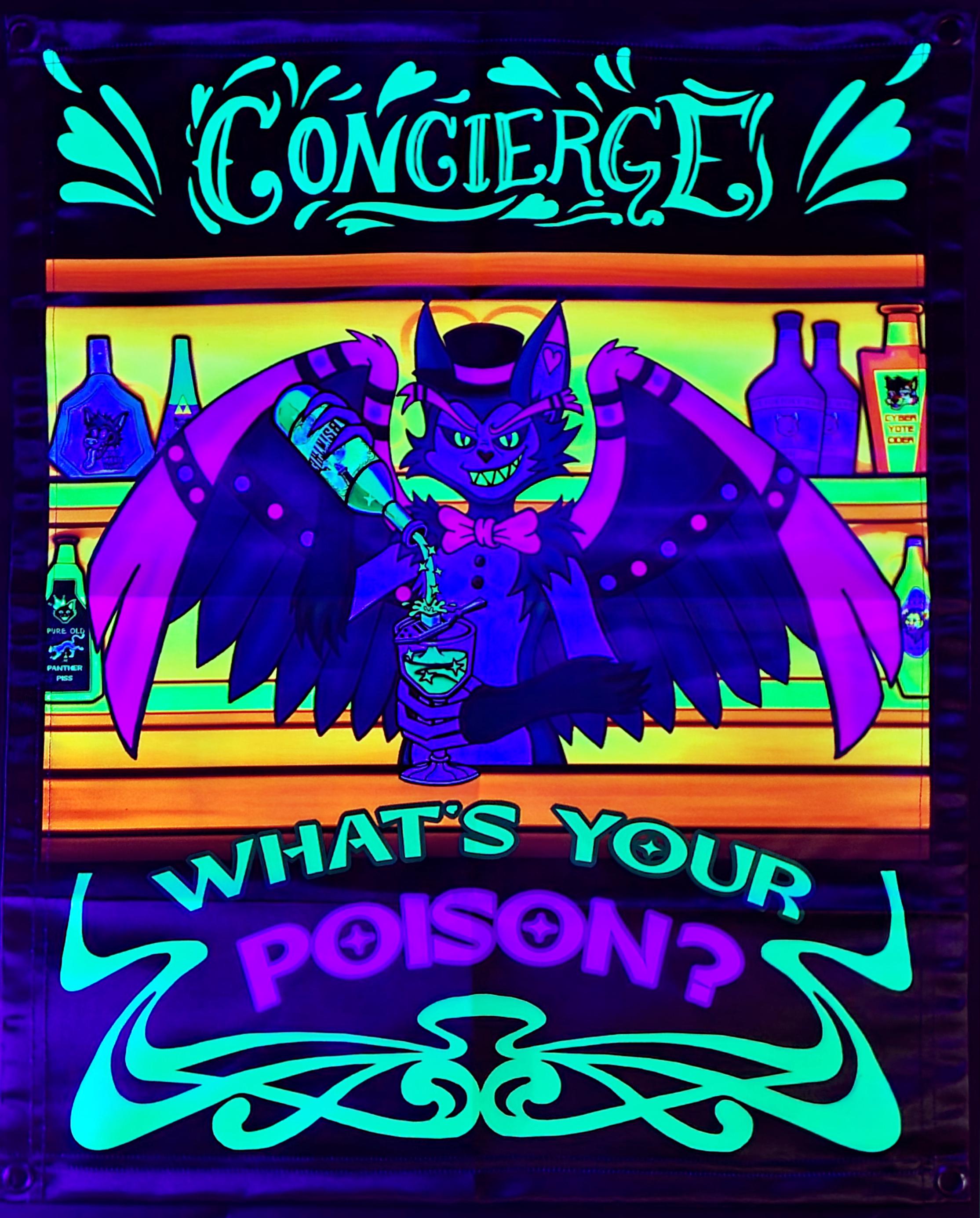 Husk From Hazbin Hotel Satin Blacklight Poster / Tapestry - Etsy