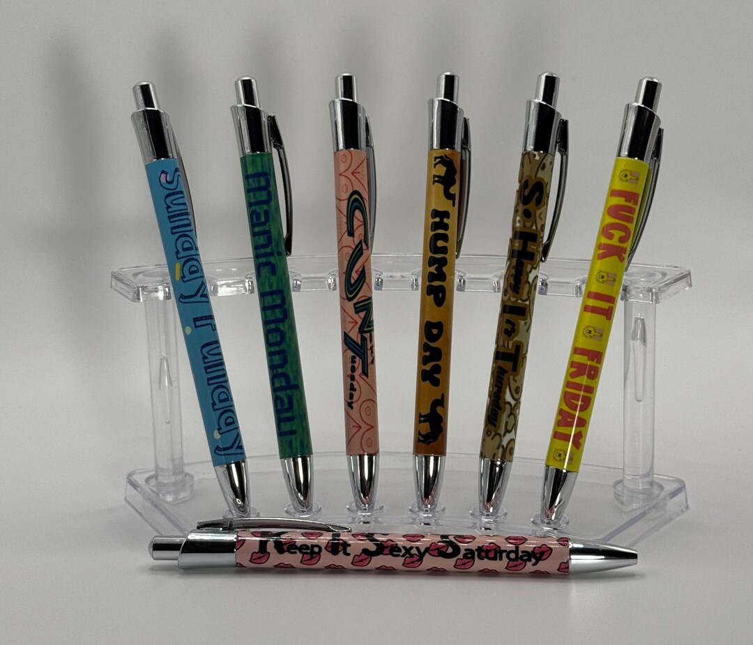 Funny Days of the Week Pens - Etsy