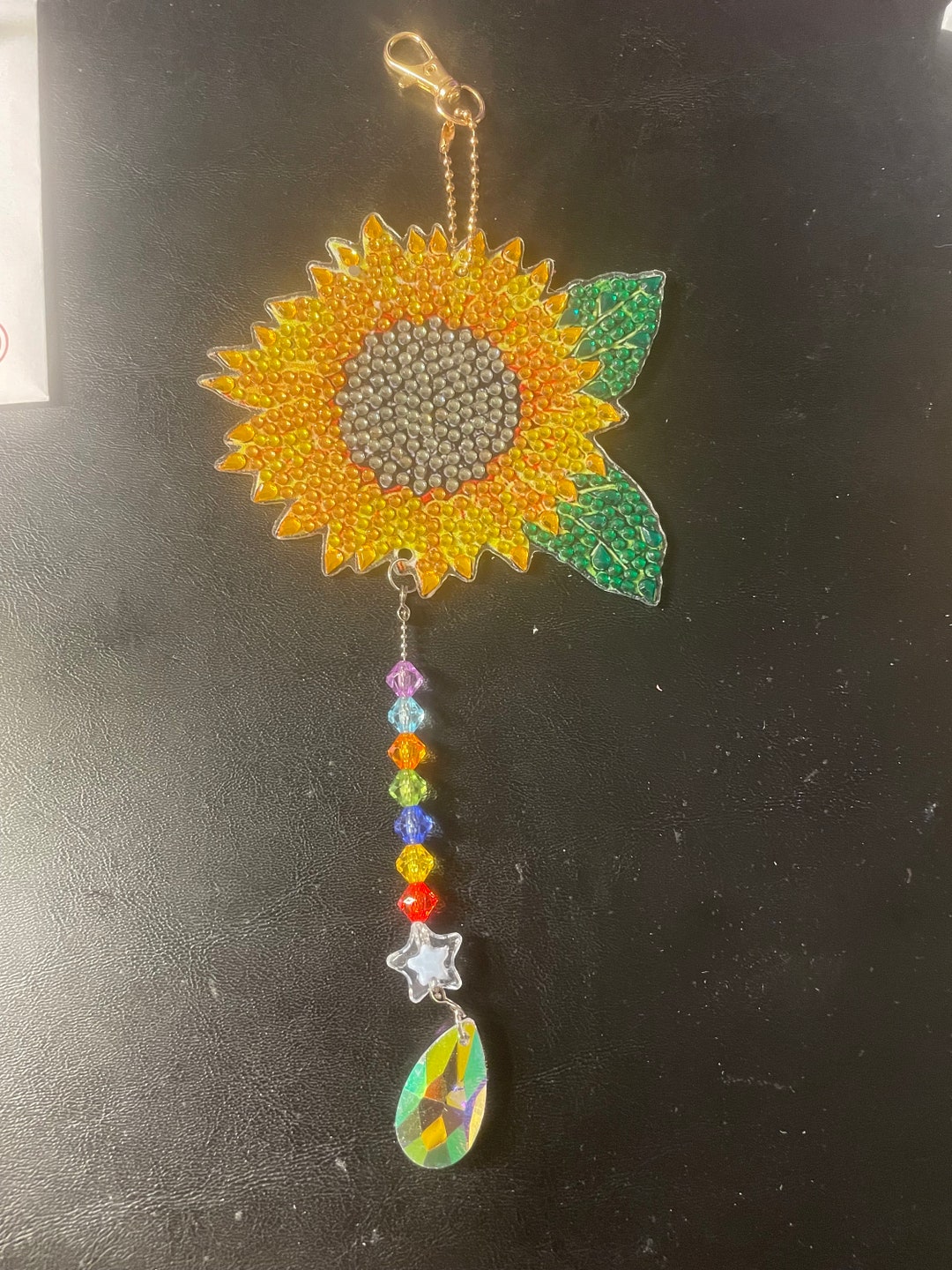 Sunflower Diamond Art Sun Catcher - Etsy