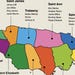 Reggae Map of Jamaica - Fine Art Poster Featuring Parishes & Local ...