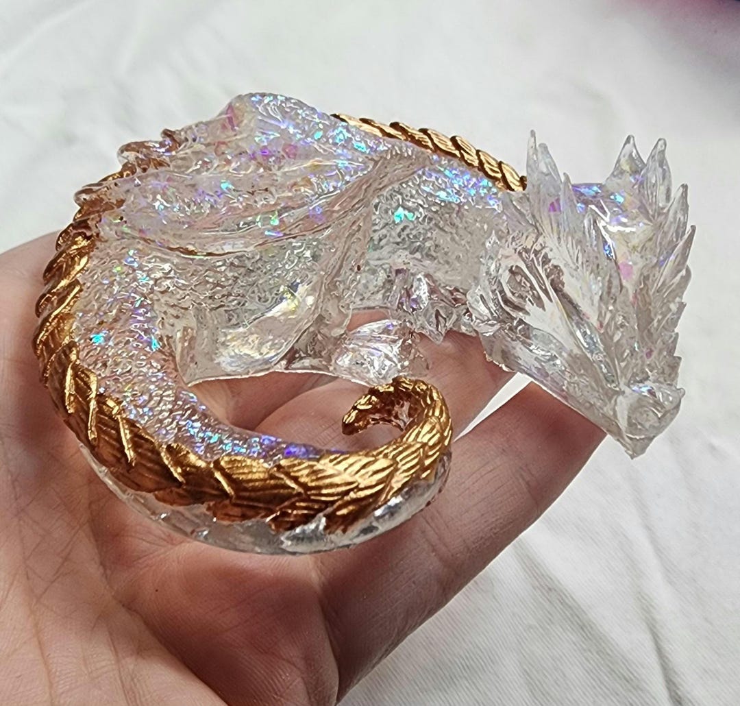 Custom Sleeping Dragon - Made to Order - Desk Buddy - Dice Guardian ...