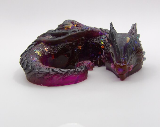 Sleeping Dragon Desk Buddy Dice Guardian Emotional Support Dragon ...