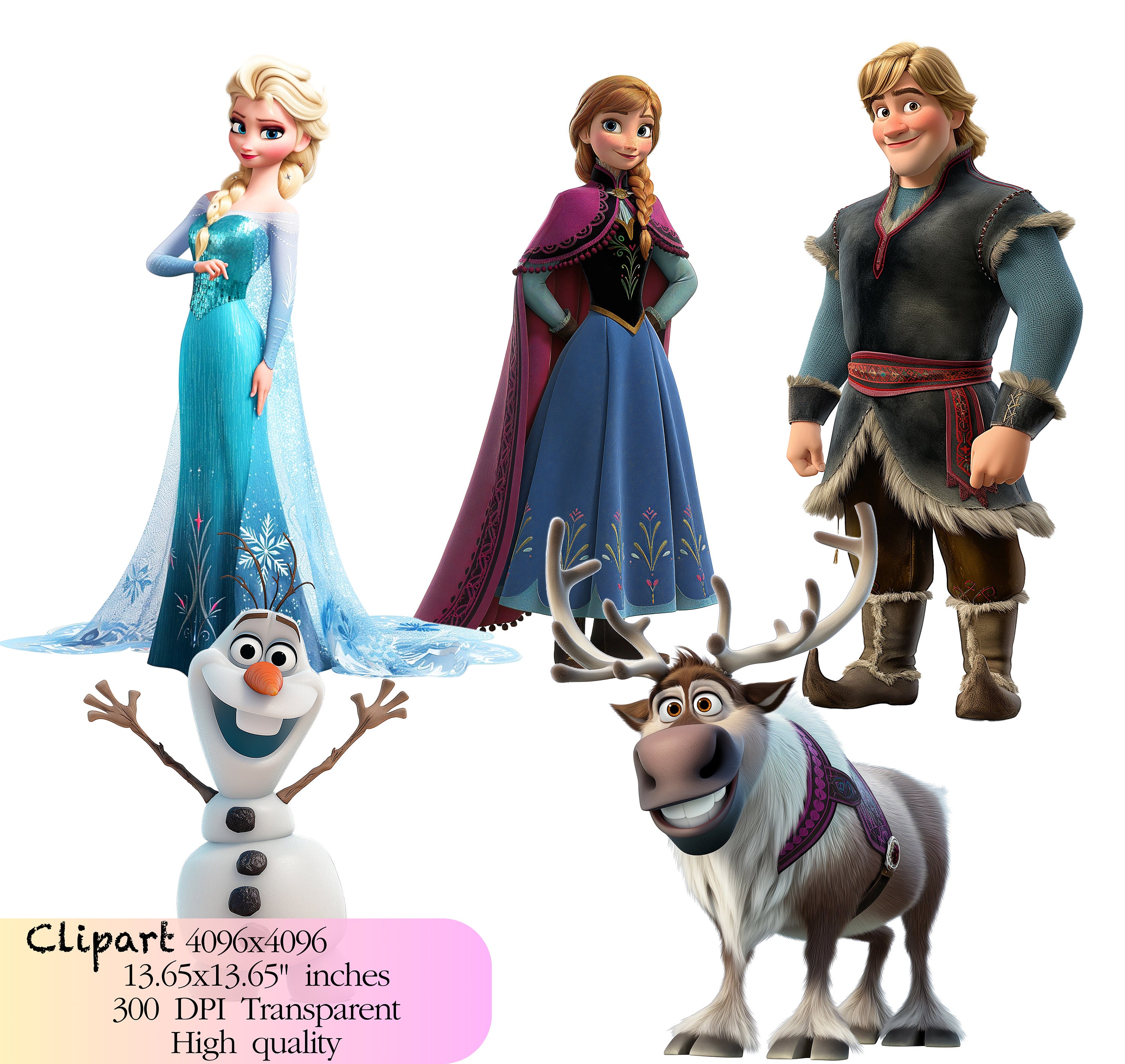 Frozen Clipart, Frozen PNG, Elsa Png, Frozen Characters, Anna Png, Olaf ...