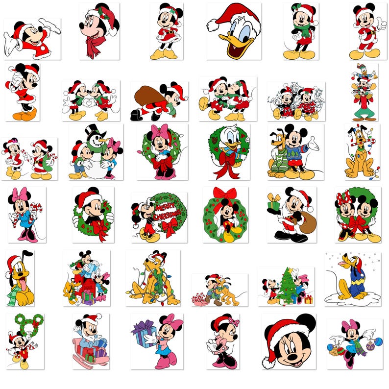 Mickey Mouse and Snake Printed Png File Tree Christmas Shirt Print ...