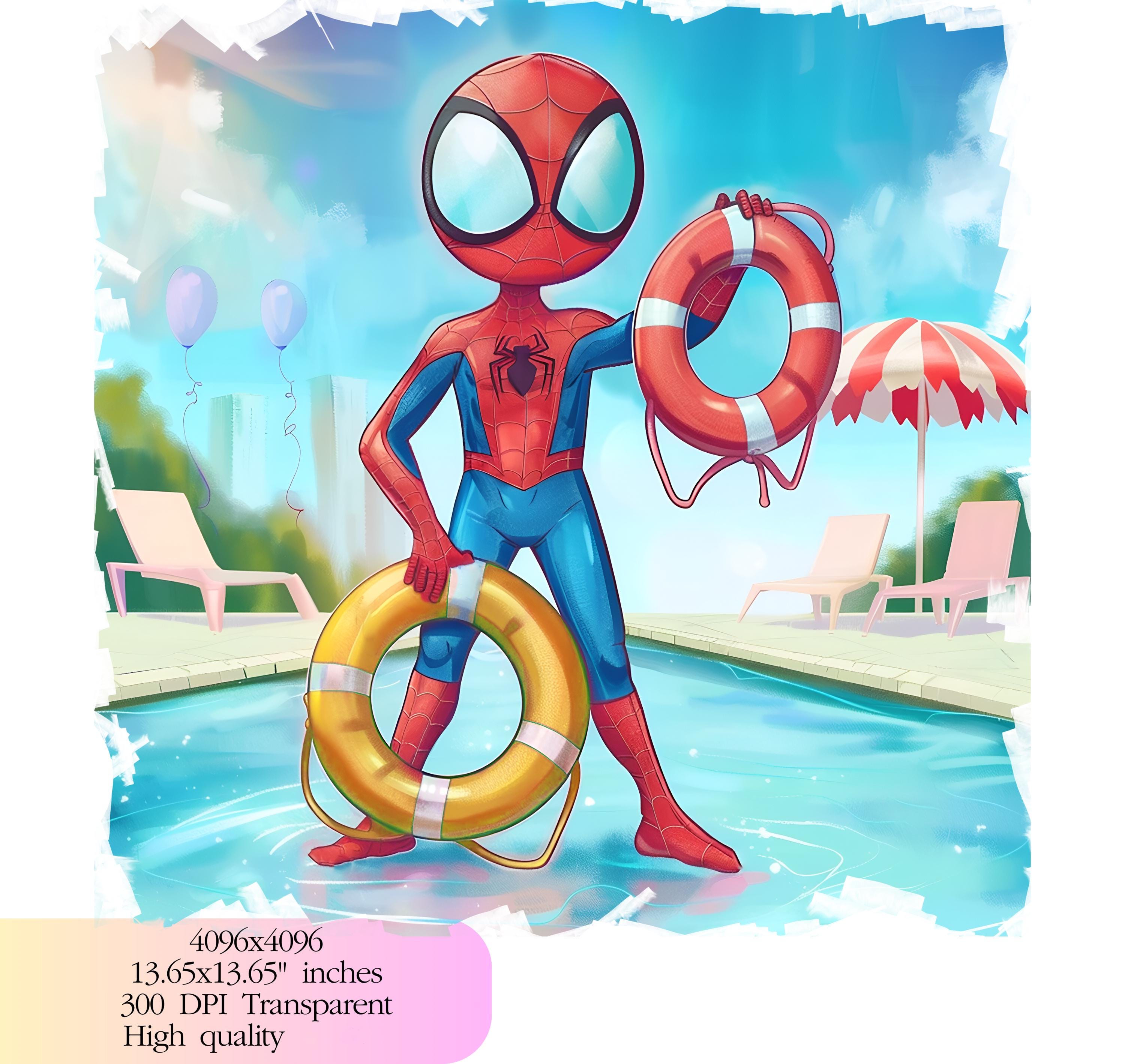 Spidey Clipart Bundle, Spidey and His Amazing Friends PNG, Spidey ...