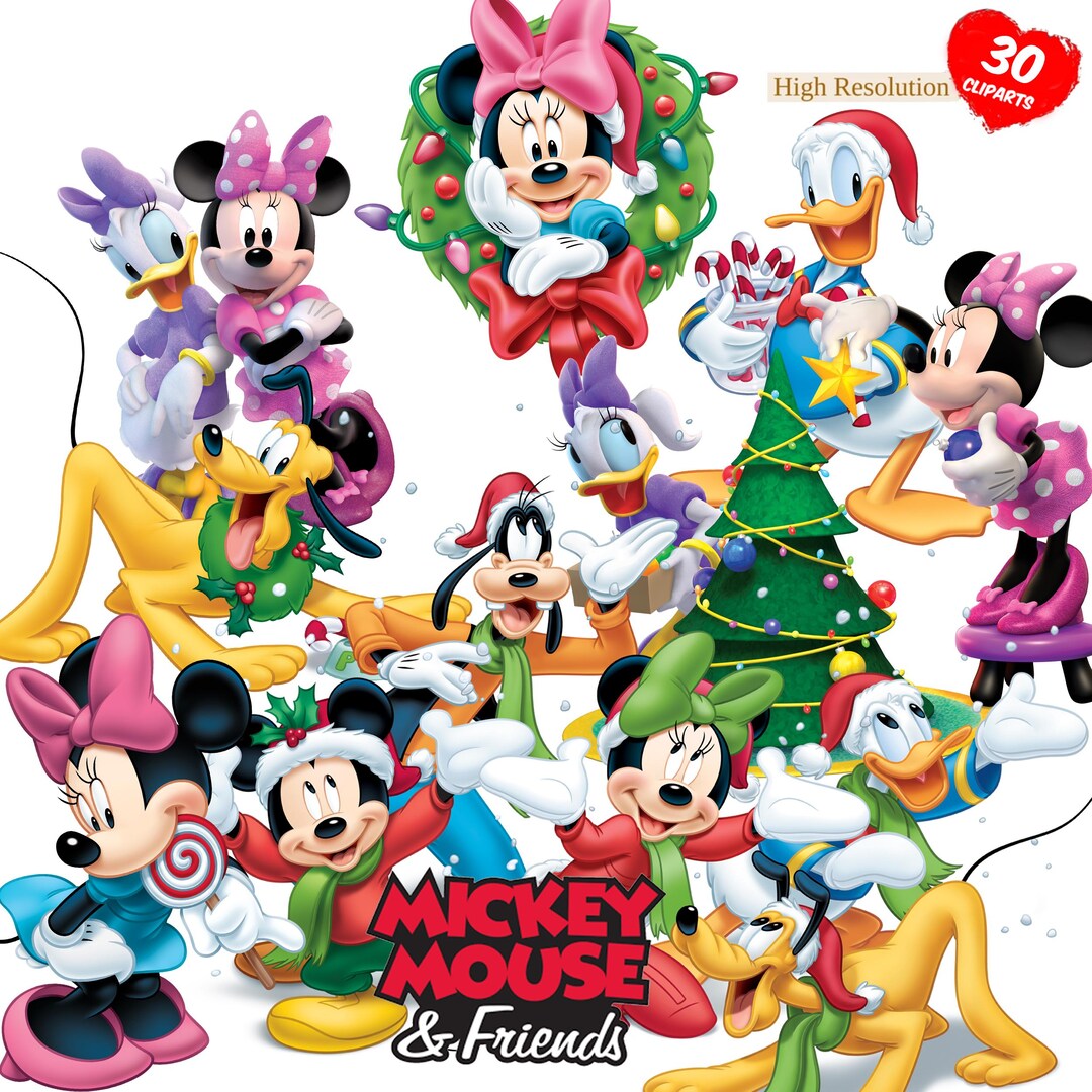 Mickey Mouse and Snake Printed Png File Tree Christmas Shirt Print ...