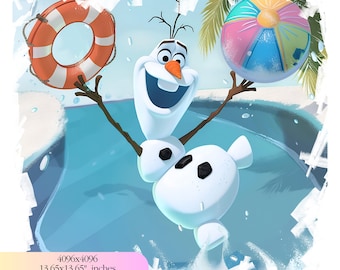 Frozen Pool Party Clipart, Frozen PNG, Elsa Png, Frozen Characters ...