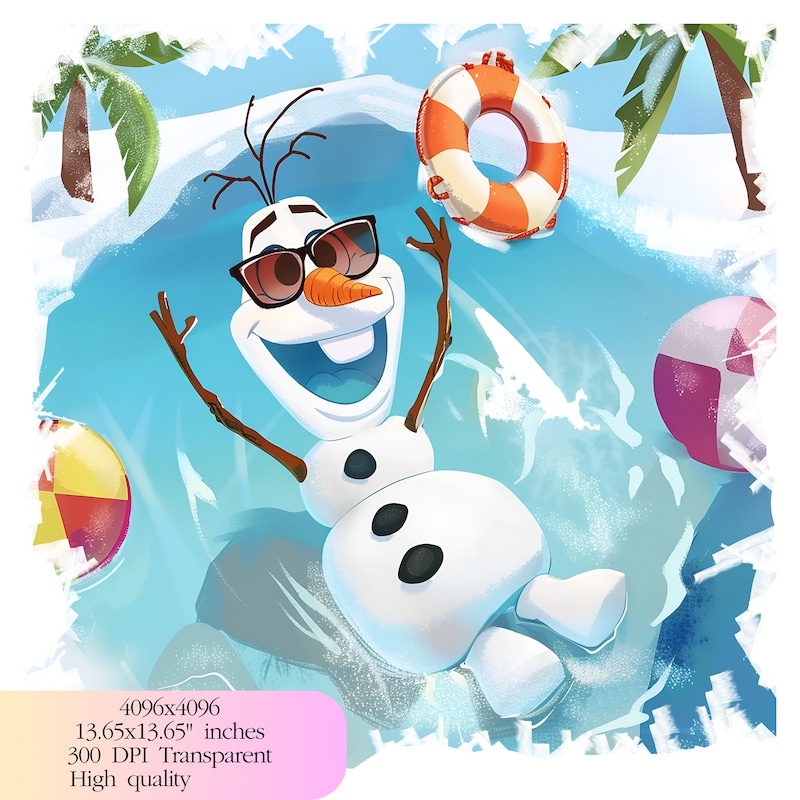 Frozen Pool Party - Etsy