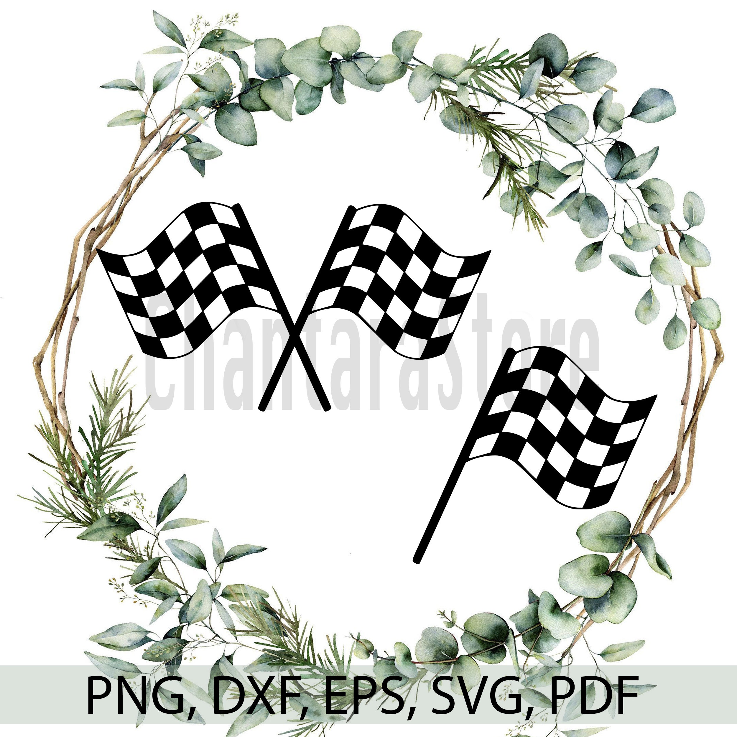 Racing Flags Svg, Racing Svg, Start Flags Svg, Finish Svg, DXF, EPS ...