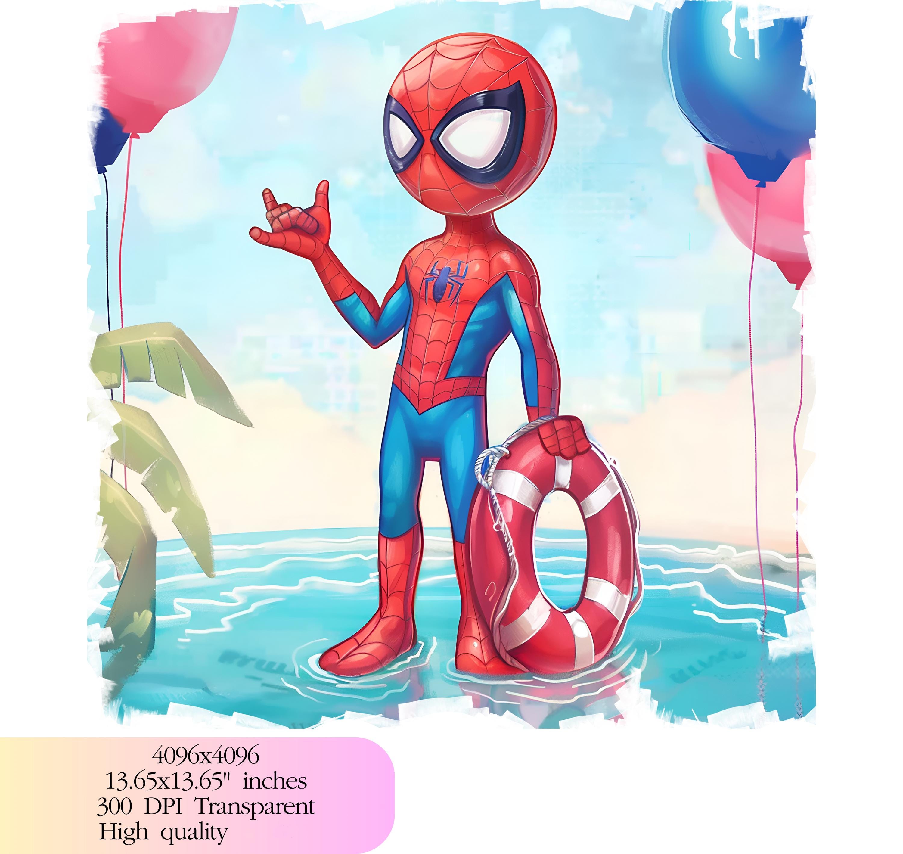 Spidey Clipart Bundle, Spidey and His Amazing Friends PNG, Spidey ...