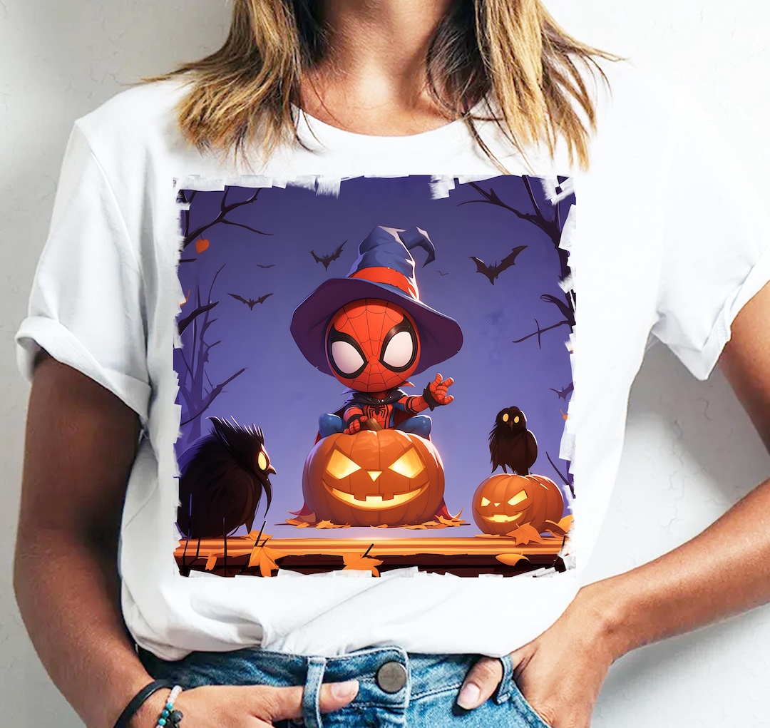 Spidey Halloween, Spider Man PNG, Spidey Watercolor, Superhero PNG ...