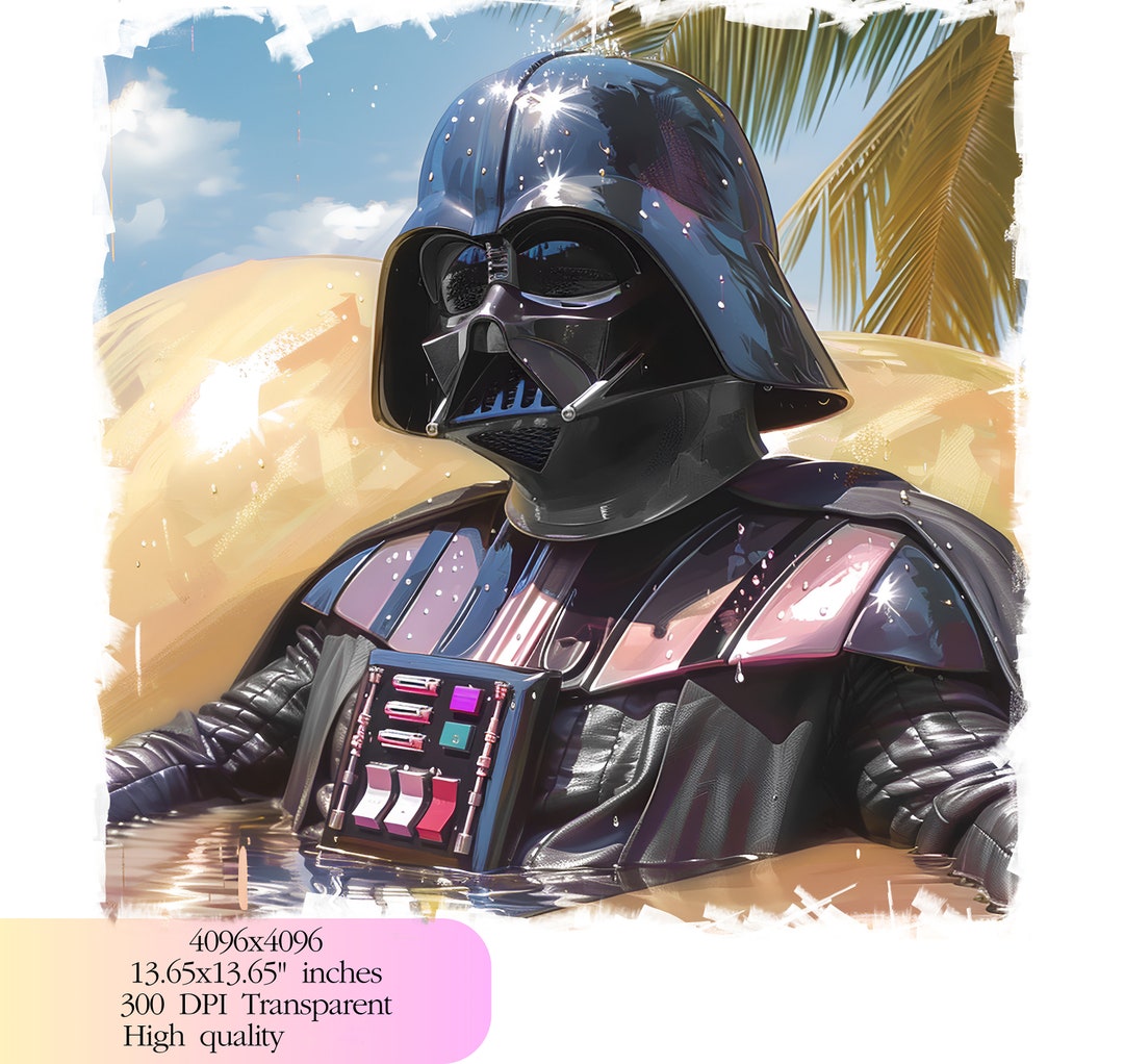 Darth Vader, Watercolor and Splash Styles, High Resolution PNG Files ...