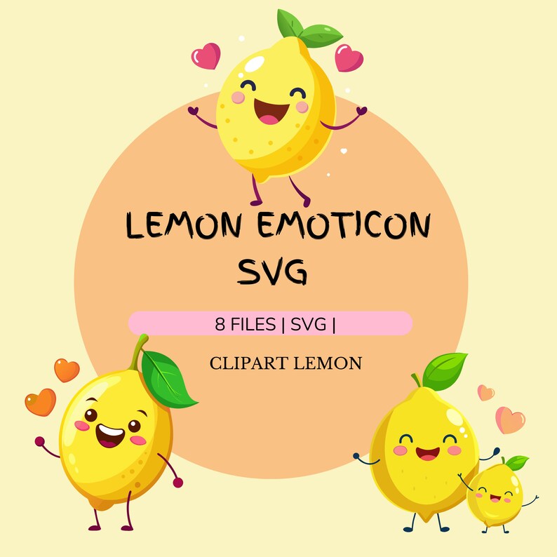 Lemon SVG and Lemons SVG for Summer and Fruit Prints, Lemon Png and ...