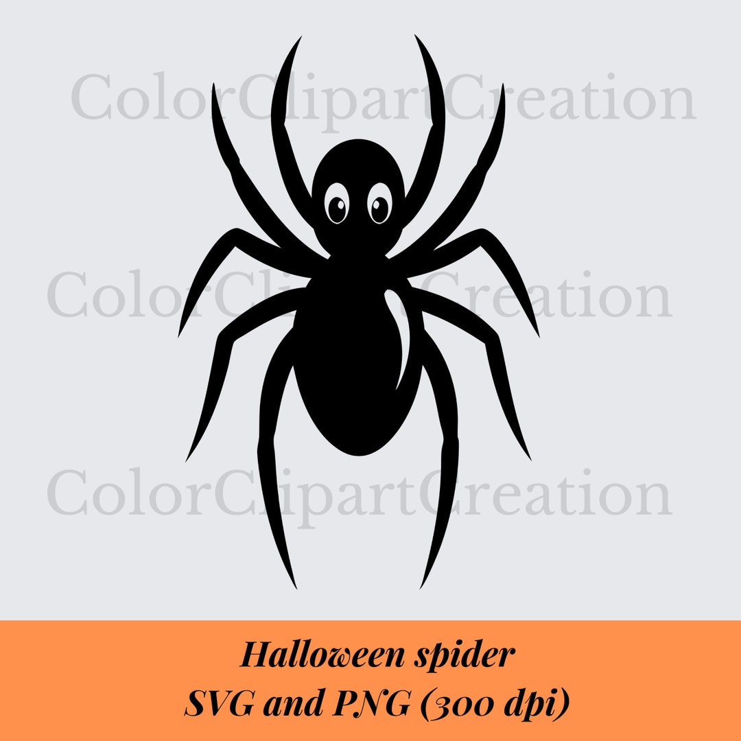 Spider Vector, Spider Clipart, Spider Cut Cricut, Spider Cut Files ...