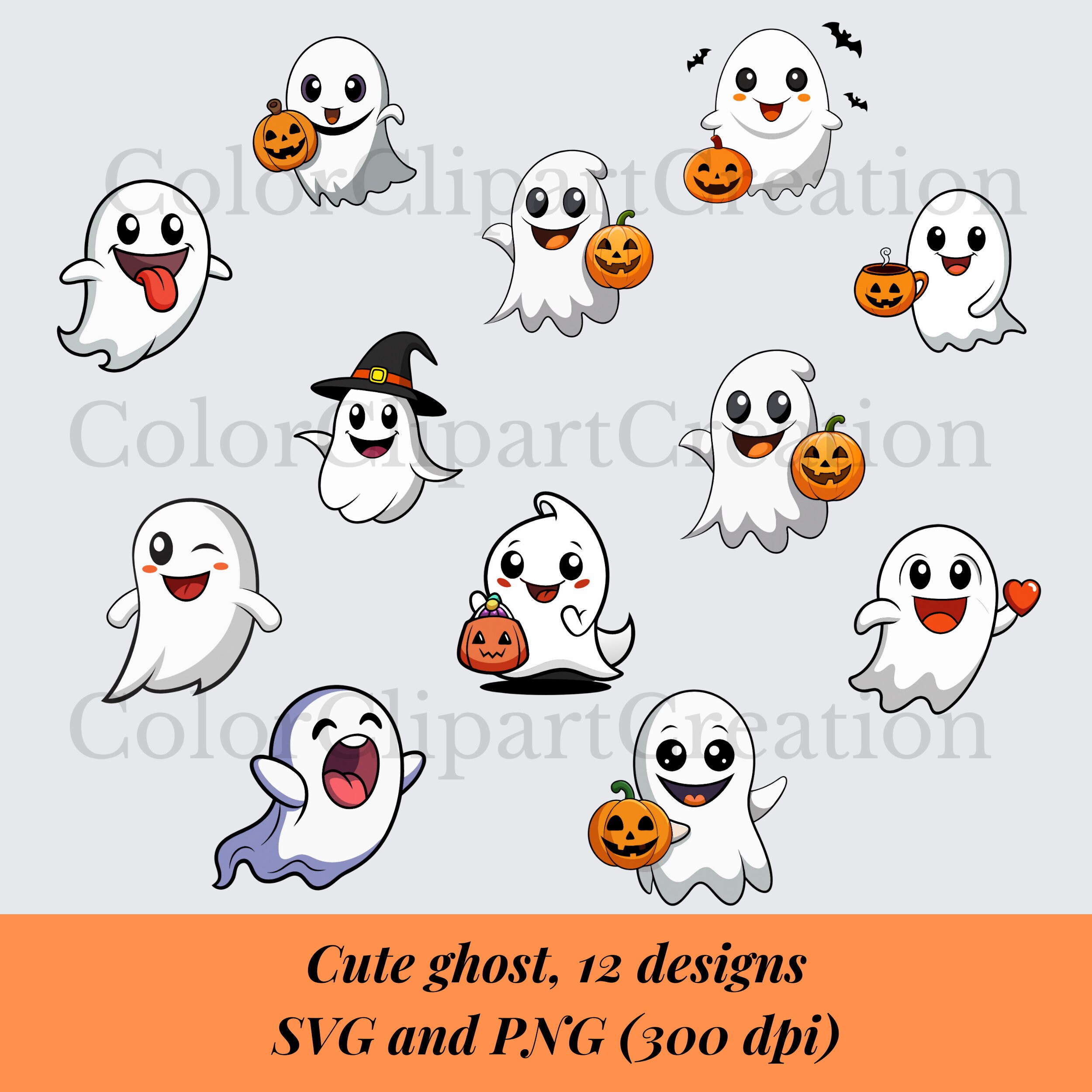 Ghost Face SVG, Cute Ghost SVG, Halloween SVG Bundle, Halloween Svg ...