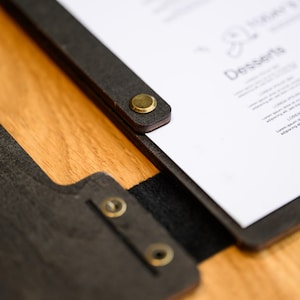 Custom Menu Cover, Menu Holder With Personalisation, Restaurant Menu ...