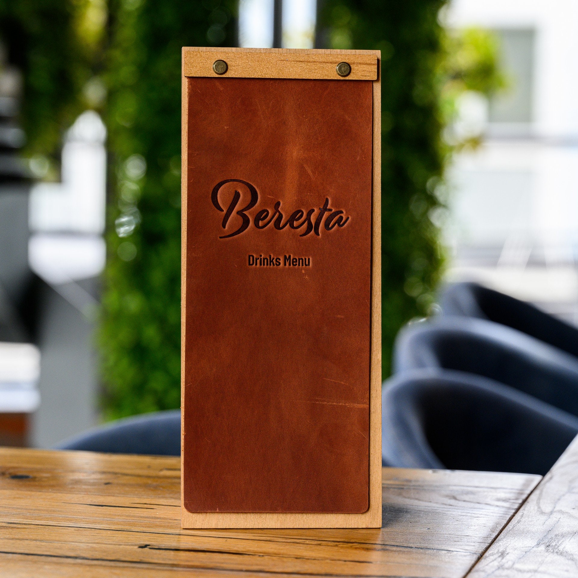 Wine List Menu Holder With Logo, Drink Menu Board, Menu Clipboard ...