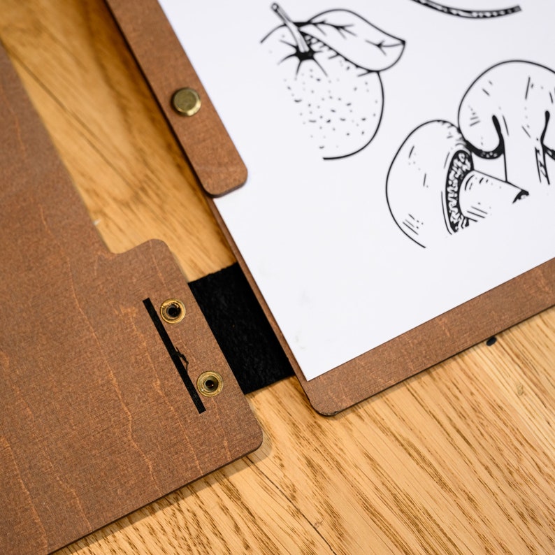 Restaurant Menu With Logo Embossing, Menu Cover, Menu Holders, Rustic ...