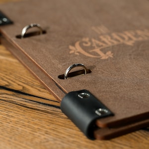 Menu Folio With Ring Binder, Menu Holder With Logo, Menu Folder for ...