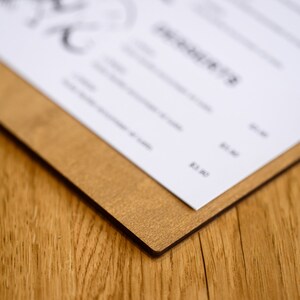 Menu Cover With Binder, Restaurant Menu Cover, Menu Holders, A5 Cover ...