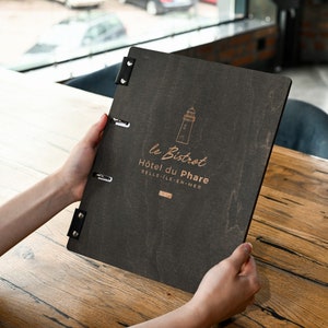 Menu Holder With Ring Binder, Customized Menu Board, Restaurant Menu ...