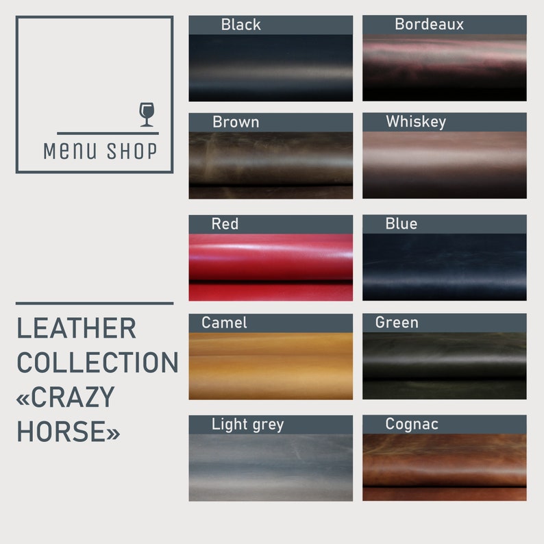 Leather Menu Cover With Elastic Band, Restaurant Menu Cover, Cafe Bar ...