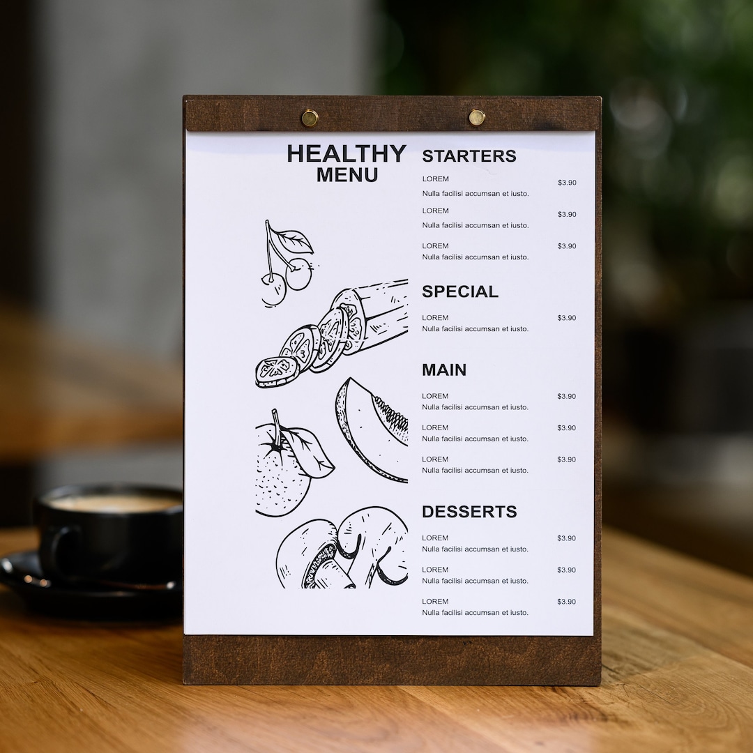 Menu Board, Restaurant Menu Сover, Bar Drink Menu, Coffee Shop Menu ...