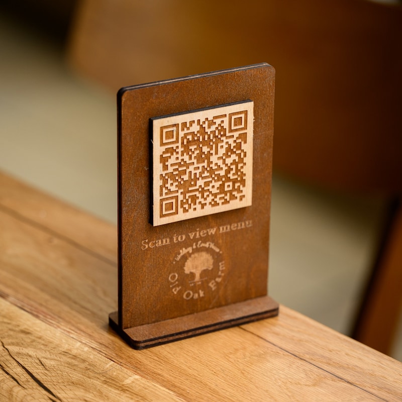 Qr Code Stand - Etsy