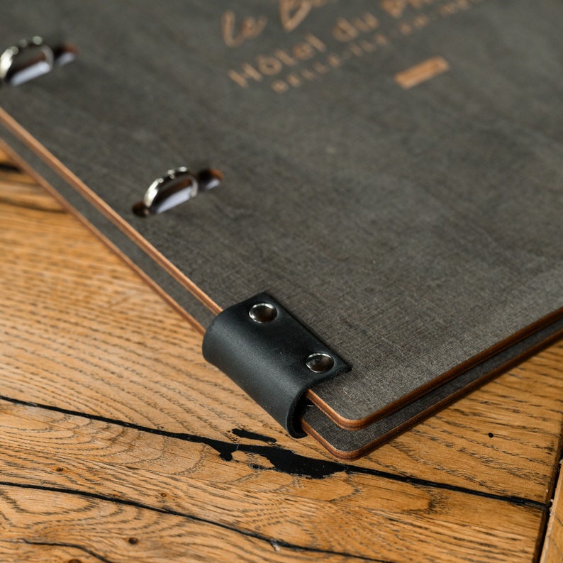 Menu Holder With Ring Binder, Customized Menu Board, Restaurant Menu ...