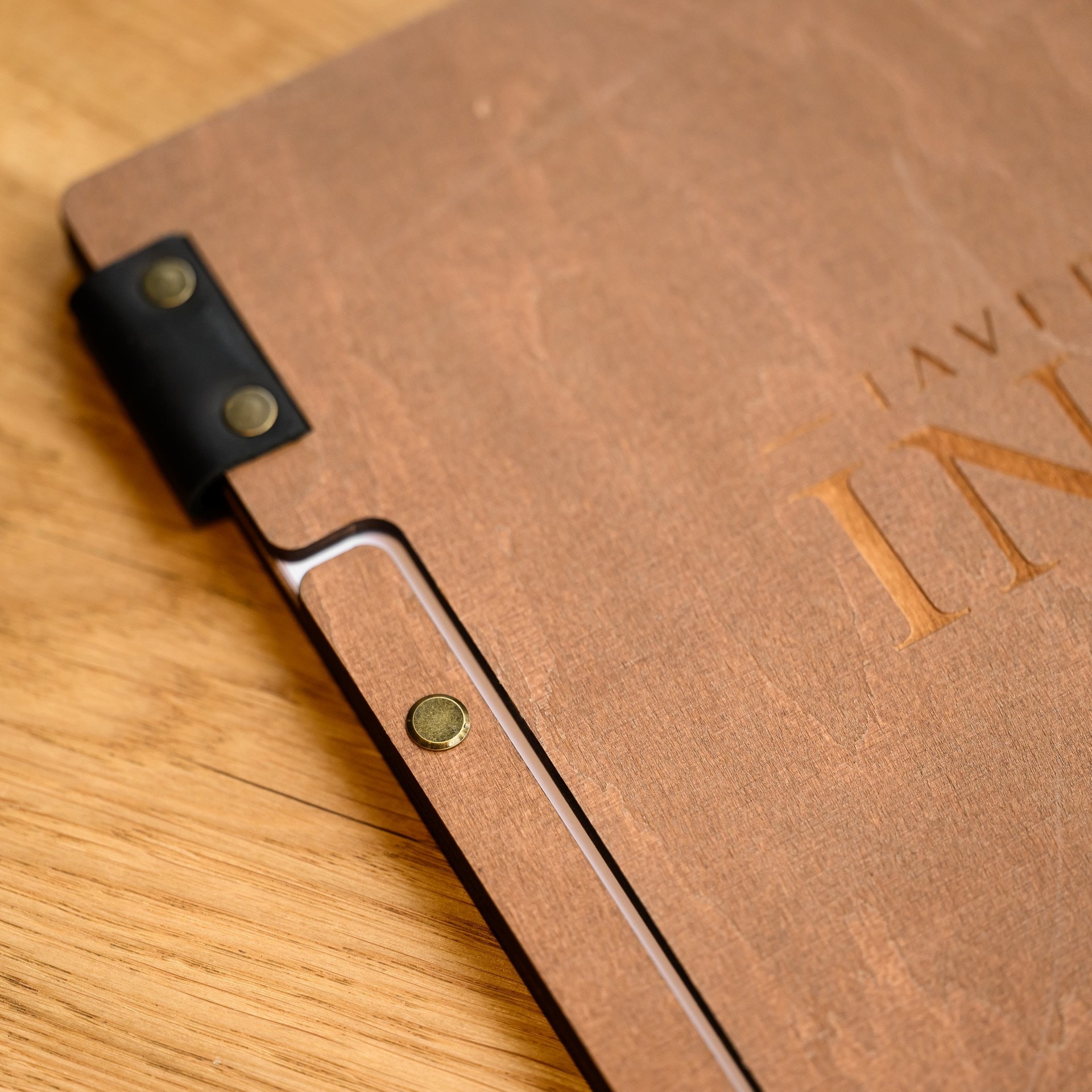 Restaurant Menu With Logo Embossing, Menu Cover, Menu Holders, Rustic ...