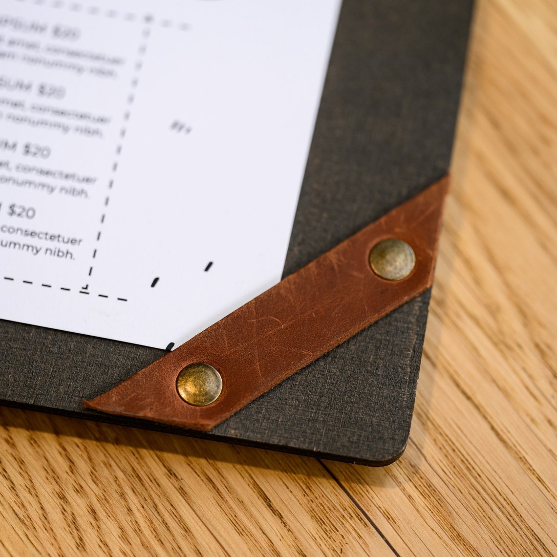Restaurant Menu Clipboard, Menu Board With Logo Engraving, Drink Menu ...