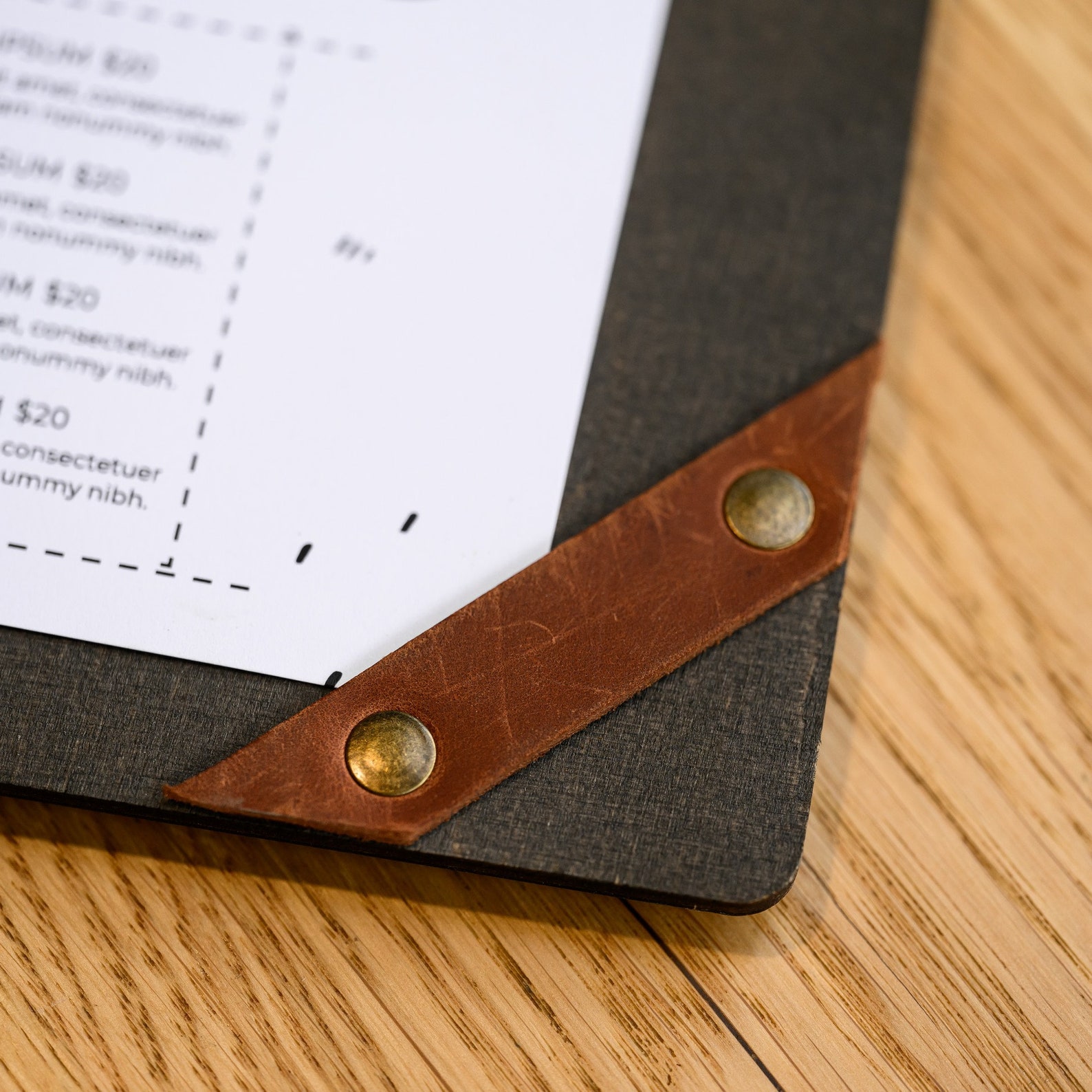 Restaurant Menu Clipboard, Menu Board With Logo Engraving, Drink Menu ...