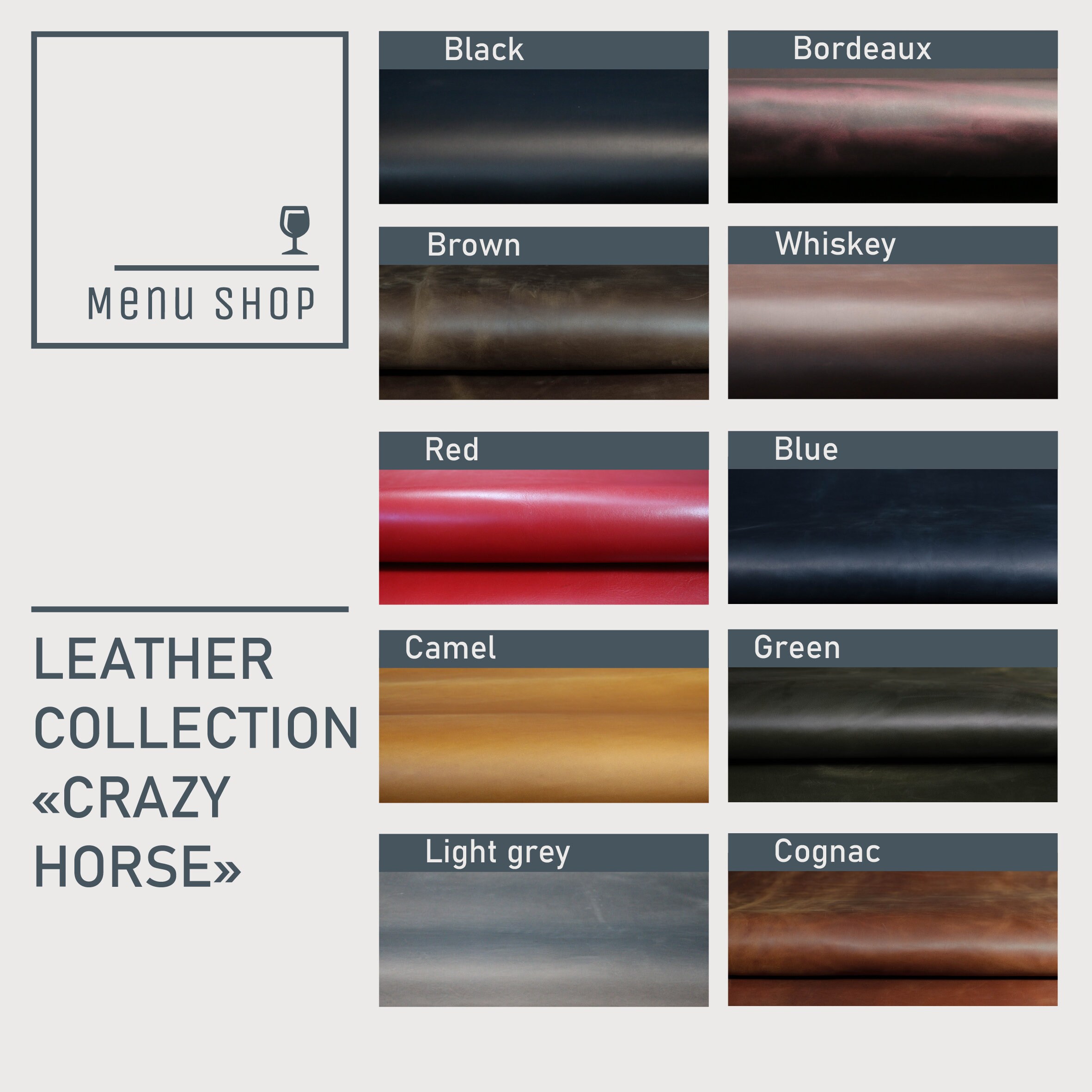 Leather Menu Clipboard With Embossed Logo, Personalised Menu Holder ...