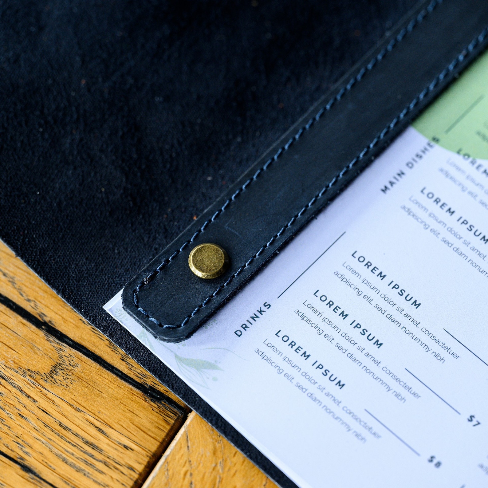 Menu Folder for Changeable Sheets With Fixing Plank, Menu Covers, Menu ...