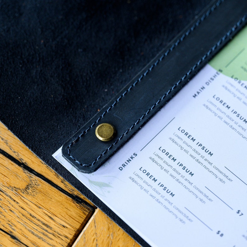 Menu Folder for Changeable Sheets With Fixing Plank, Menu Covers, Menu ...