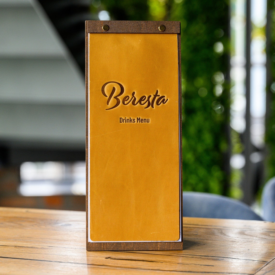 Drink Menu Cover With Logo, Menu Board, Cocktail Menu Clipboard ...