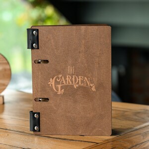 Menu Folio With Ring Binder, Menu Holder With Logo, Menu Folder for ...