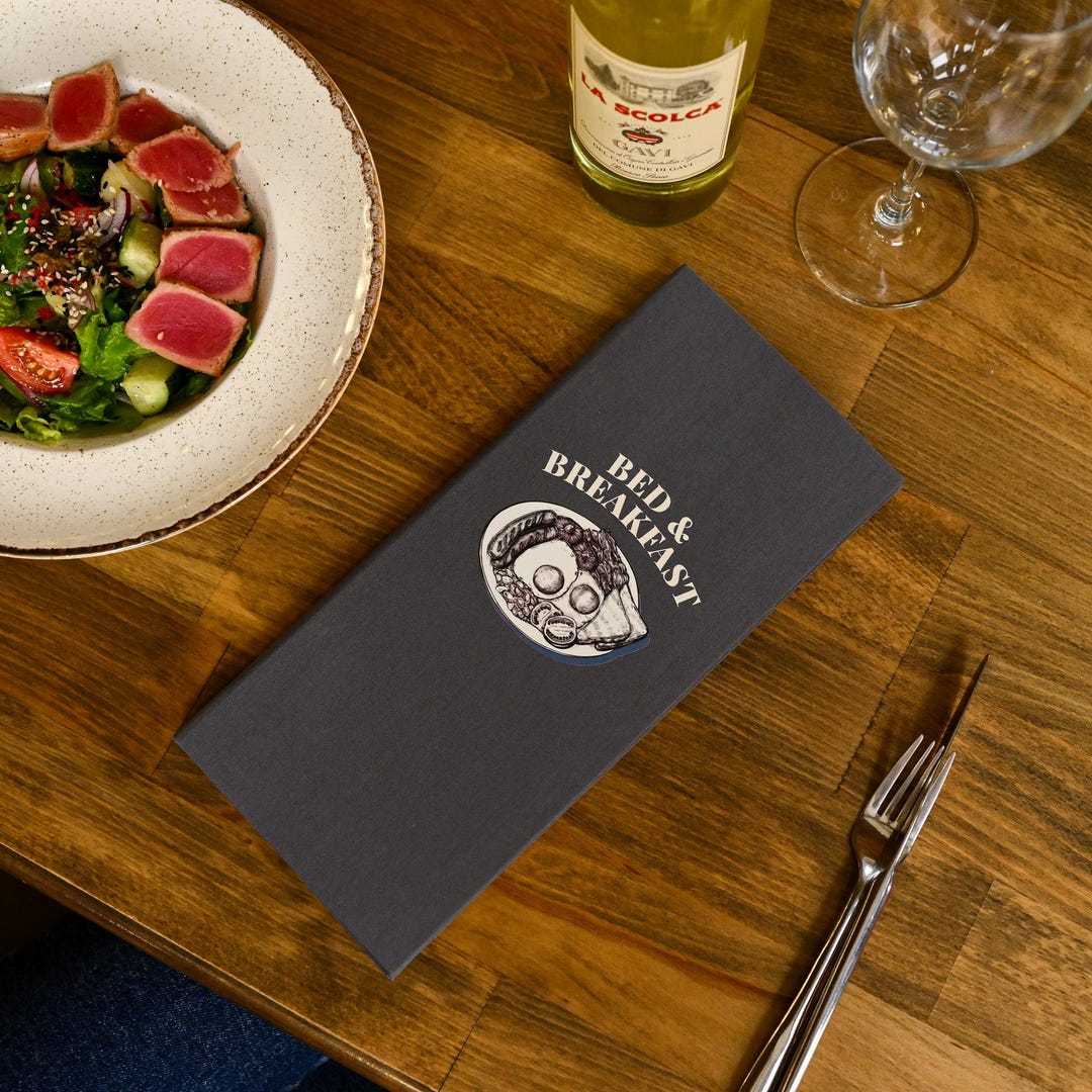 Personalised Wine Card Holder, Restaurant Drink Menu Folder, Fabric ...