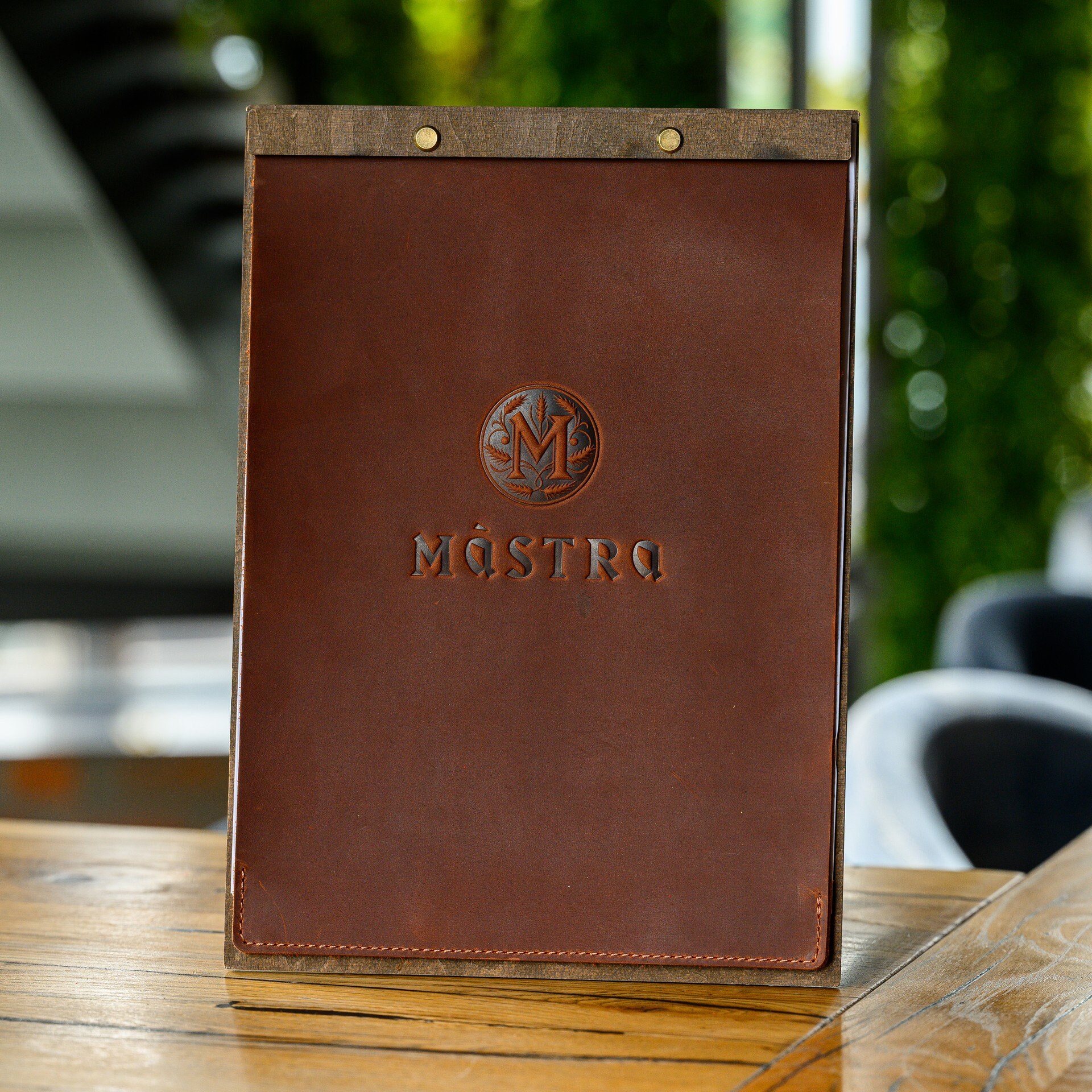 Personalized Leather Menu Board, Custom Restaurant Menu - Etsy