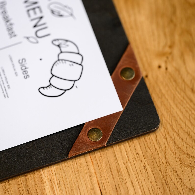 Menu Board With Personalization, Restaurant Menu Board With Corner ...