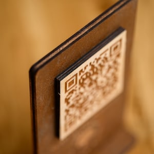 QR Code Sign, Payment Sign, QR Code Menu Stand, Scan to Pay Sign, Bar ...