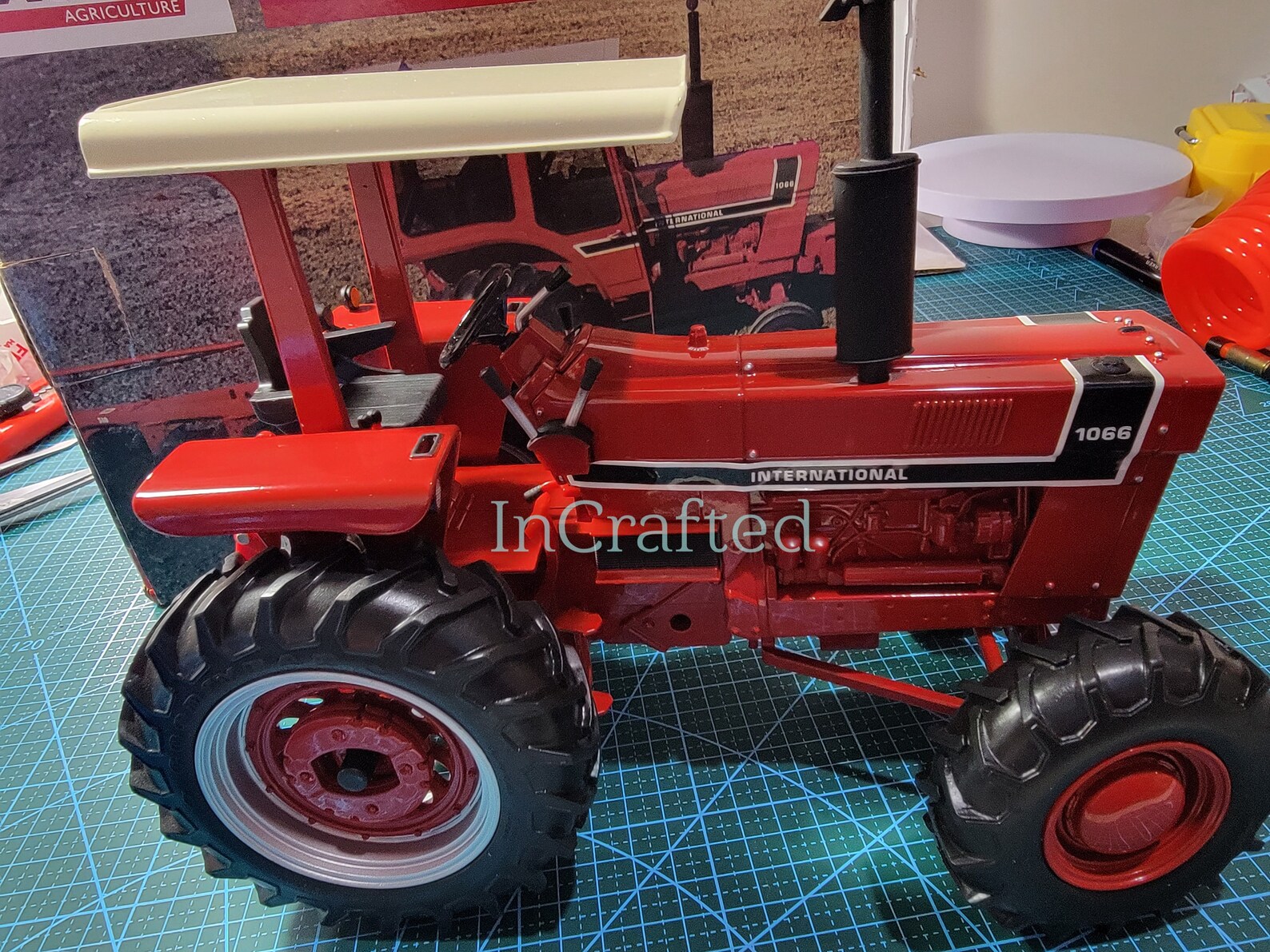 1:16 Scale Diecast Model Tractor Case IH ERTL INTERNATIONAL 1066 - Etsy