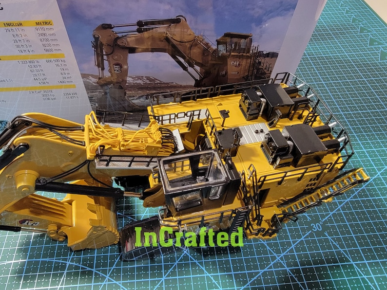 Caterpillar Cat 6060 Hydraulic Mining Shovel 1/87 by Diecast Masters ...