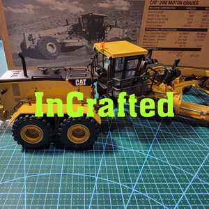 Caterpillar Cat 24M Motor Grader 1/50 Scale Model by Diecast Masters ...