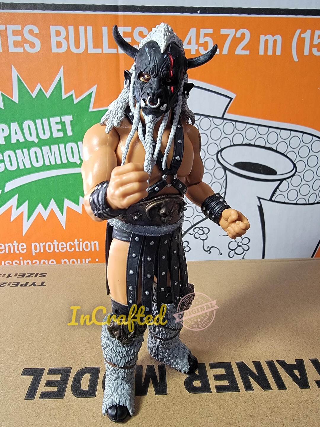 Legends of Lucha Libre Black Taurus Fanaticos 2 Wrestling Action Figure ...