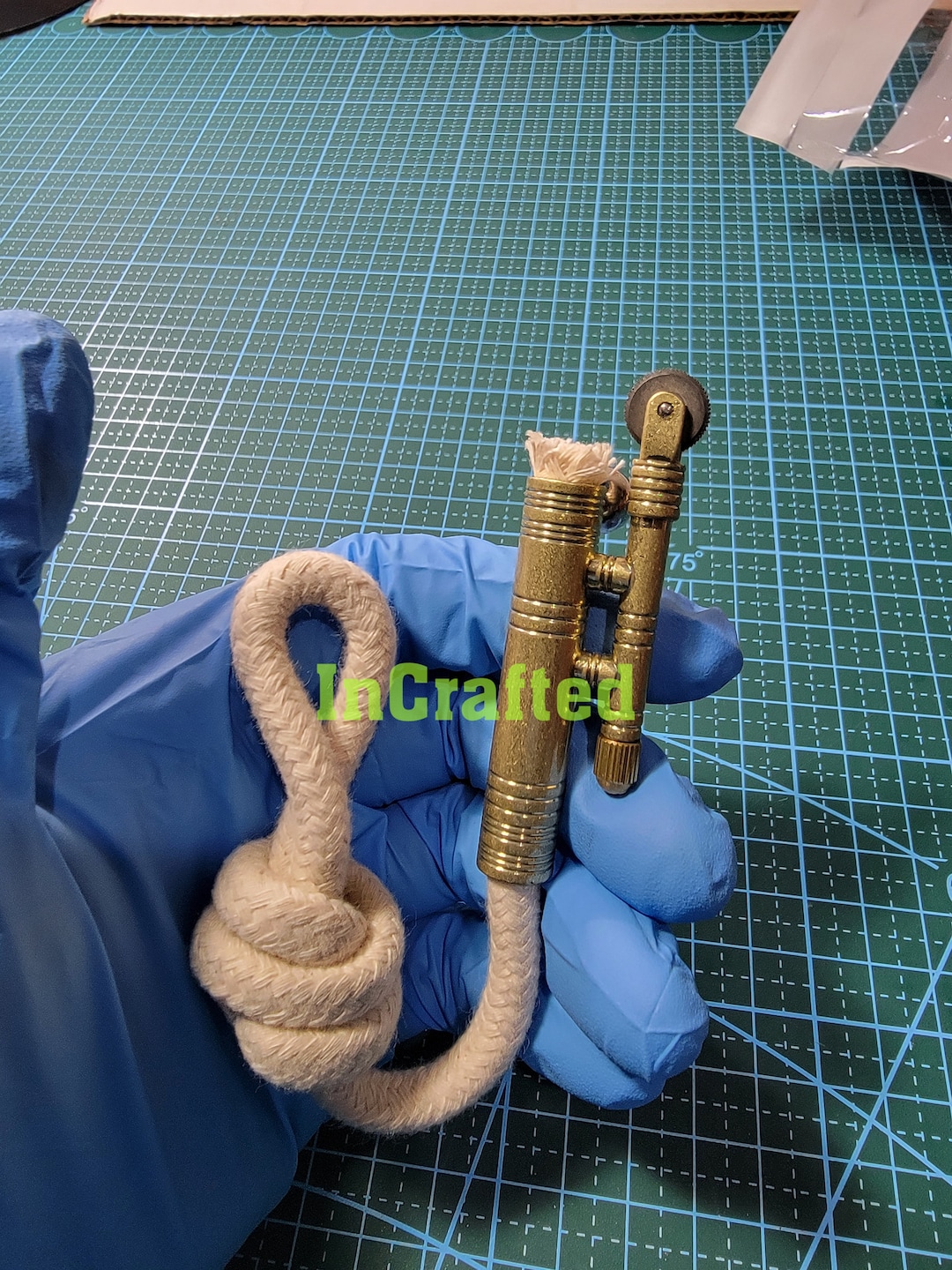 WW II Trench Rope Lighter Replica / Bronze Tone Vintage Style - Retro ...