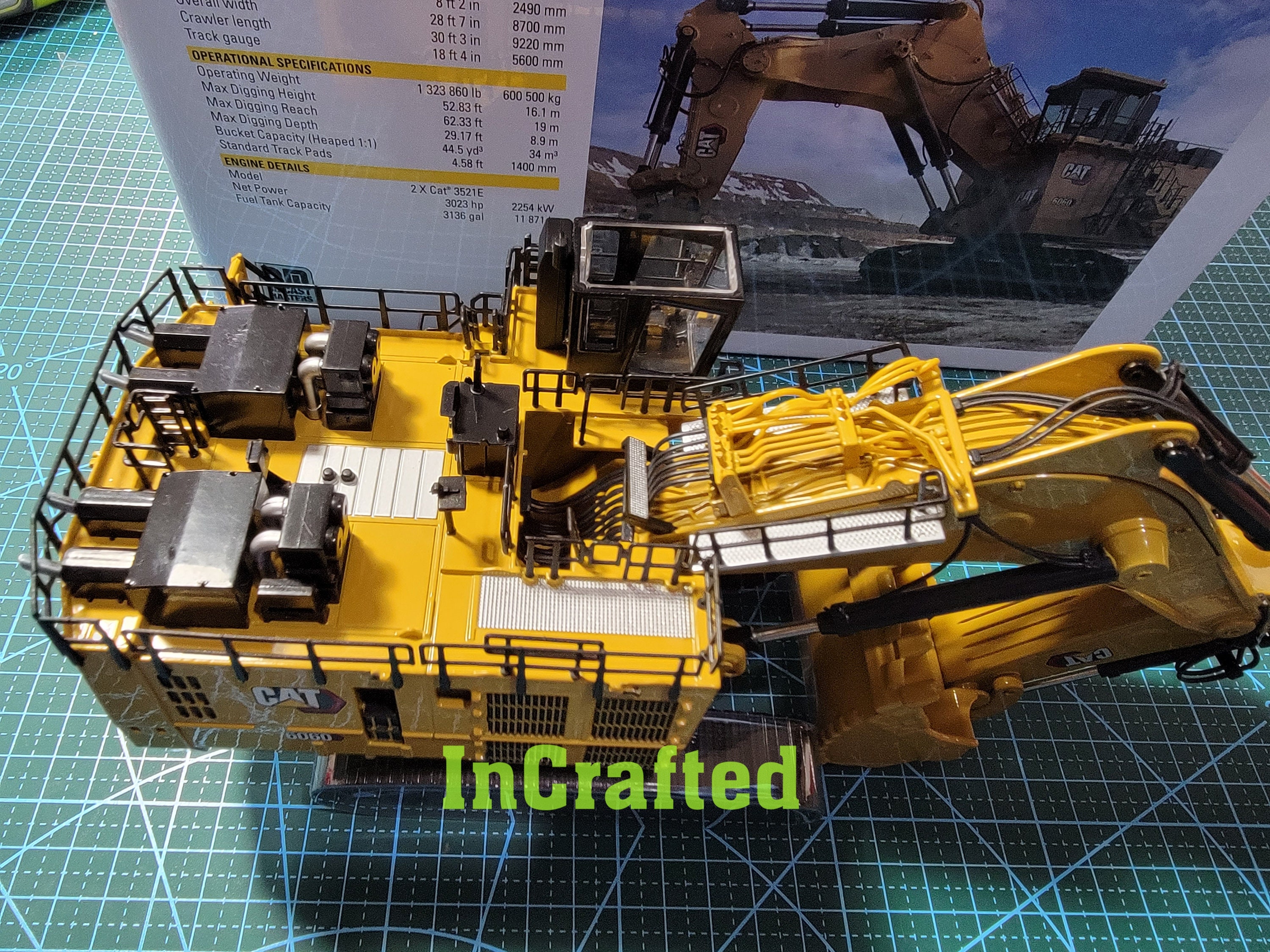 Caterpillar Cat 6060 Hydraulic Mining Shovel 1/87 by Diecast Masters ...