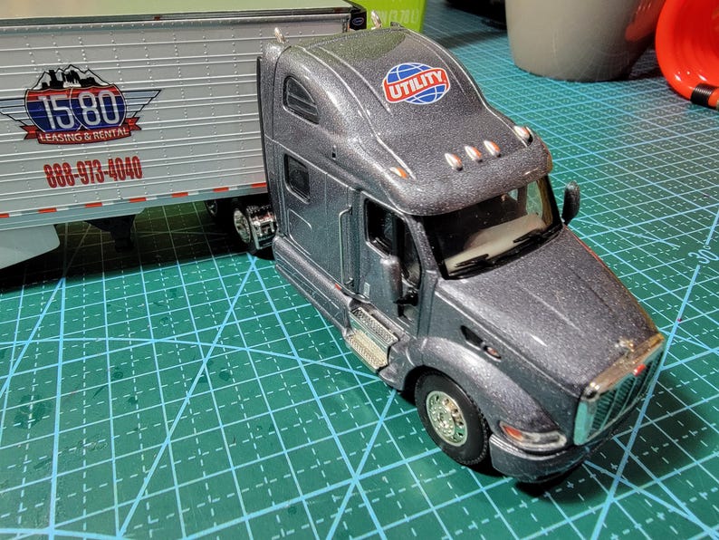 1/64 Scale Peterbilt Semi Truck: DCP Diecast Reefer Trailer - Etsy