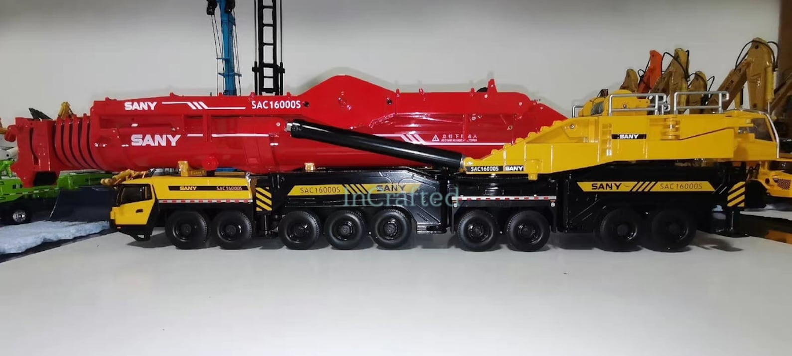 1/50 Scale SANY SAC16000S All Terrain Crane Alloy Model Crane Huge ...