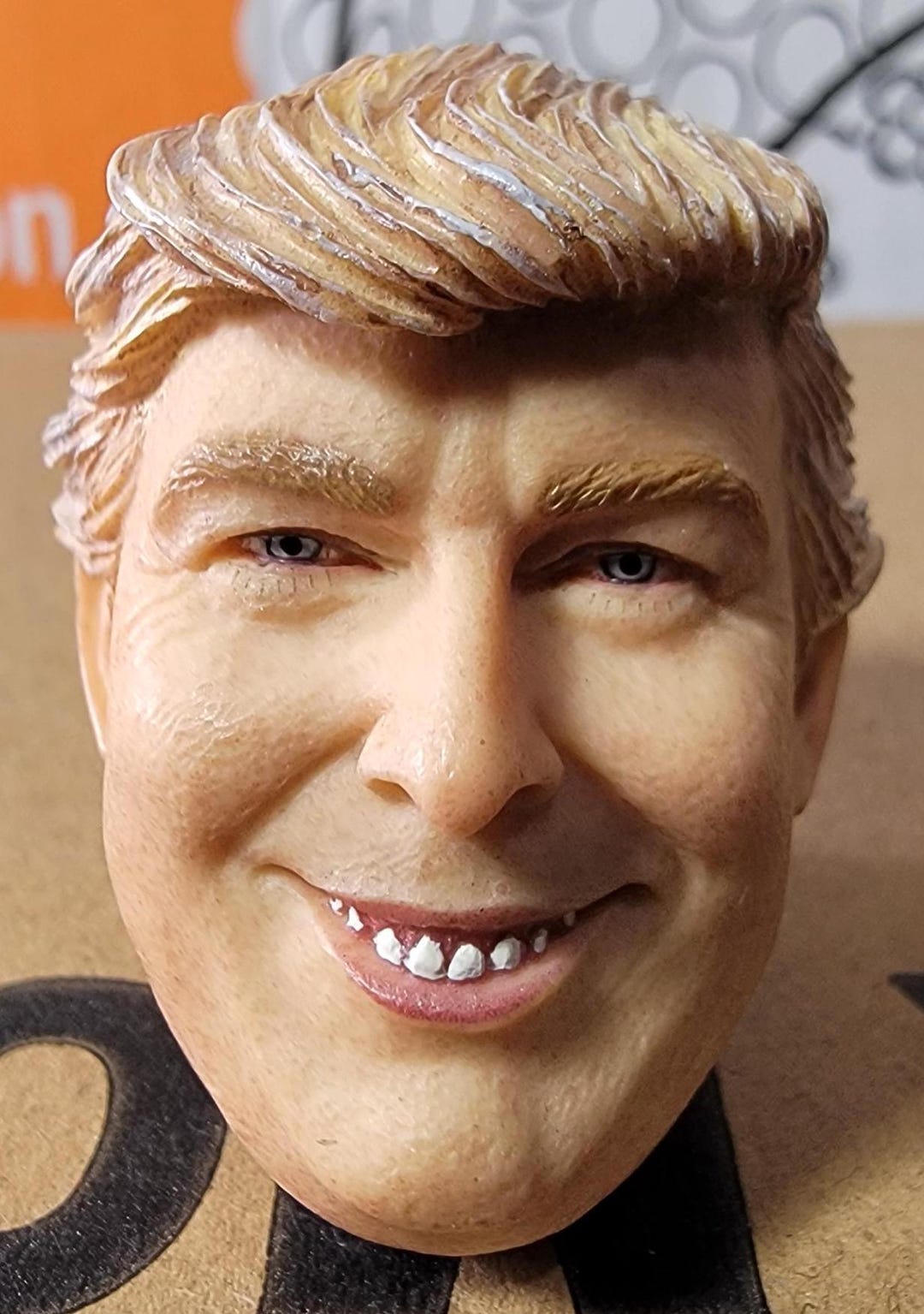 1/6 Scale US President Donald Trump Head Carved Head Carving F 12 ...